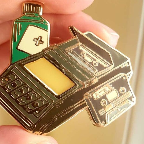 Resident Evil Enamel Pin Ink Ribbon - Etsy