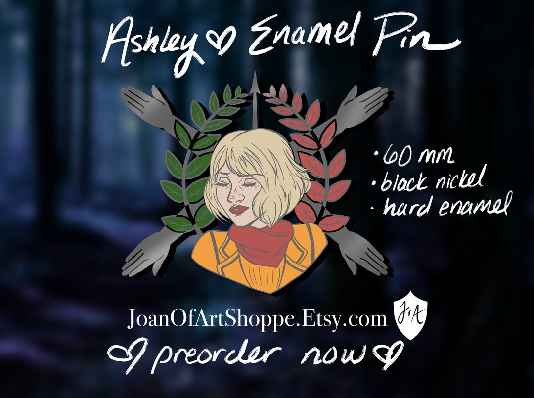 Resident Evil Ashley Enamel Pin - Etsy