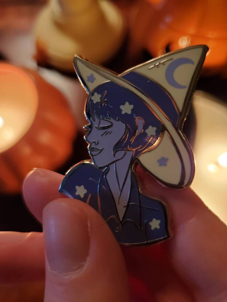 Farewell Summer Witch Enamel Pins (moonlit, Sunset, & Halloween ...