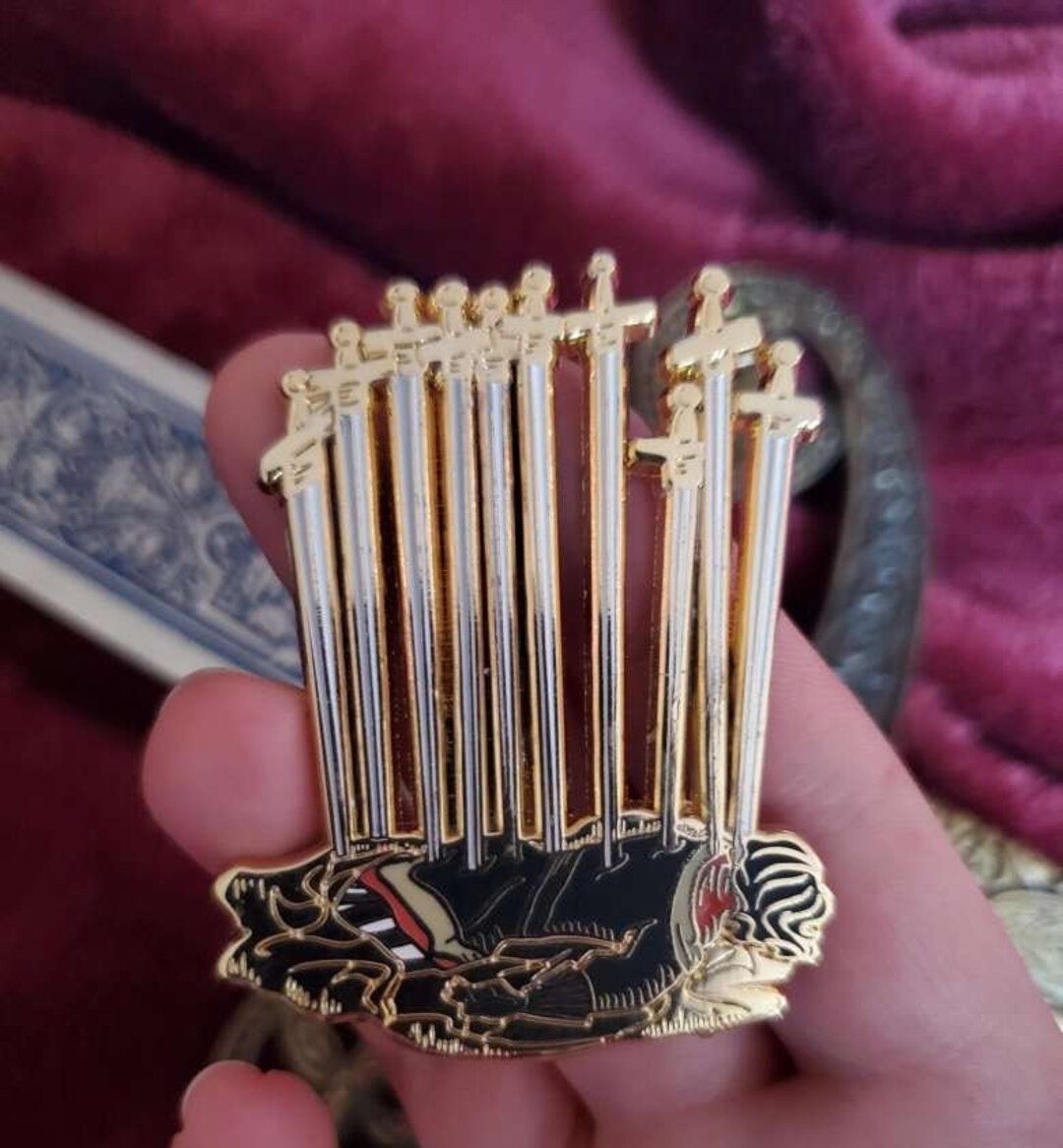 Ten of Swords - Enamel Pin - Etsy