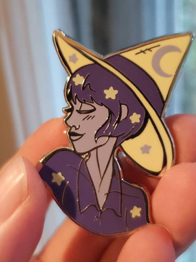 Farewell Summer Witch Enamel Pins (moonlit, Sunset, & Halloween ...