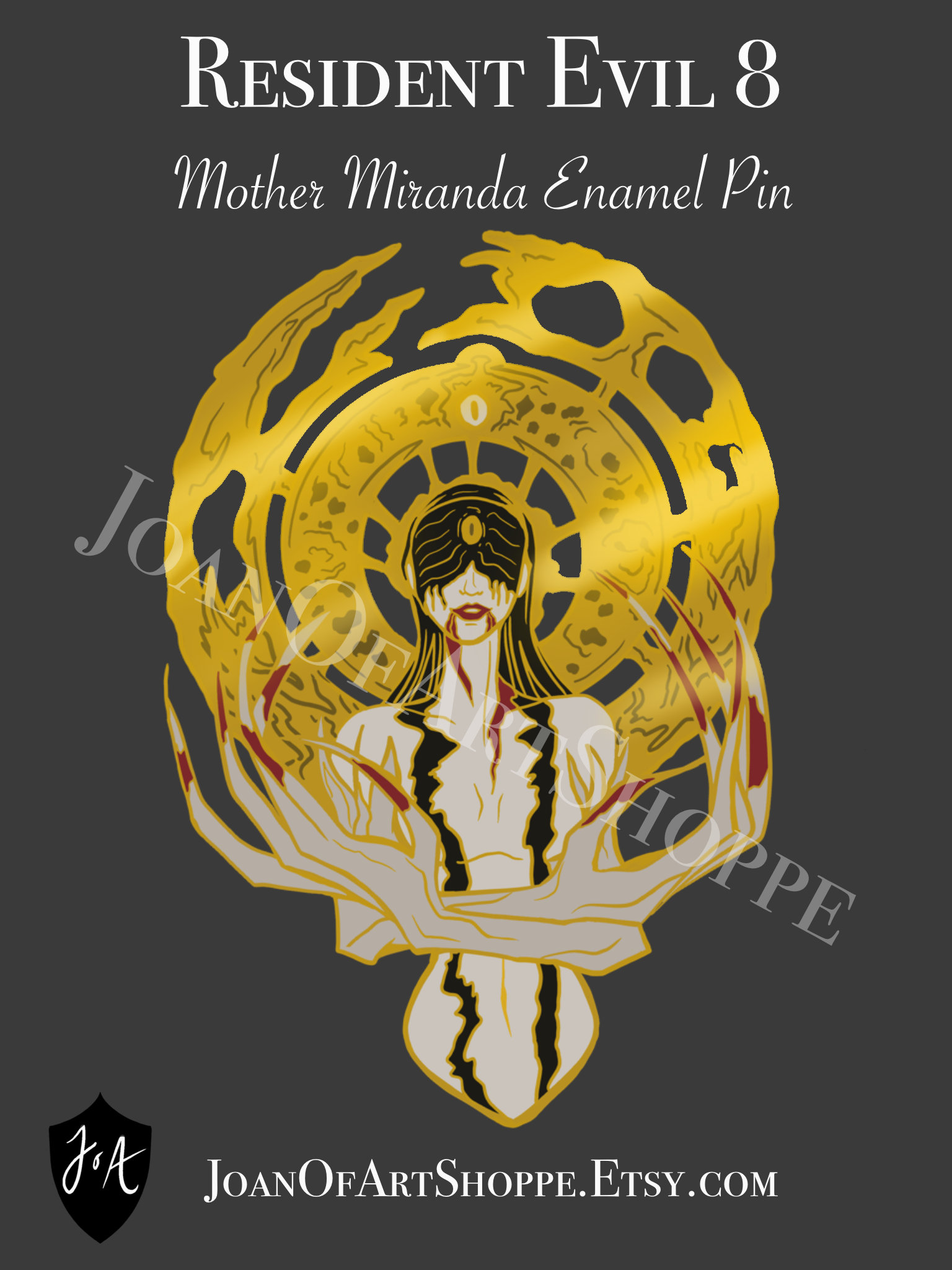 Resident Evil Enamel Pin Mother Miranda - Etsy