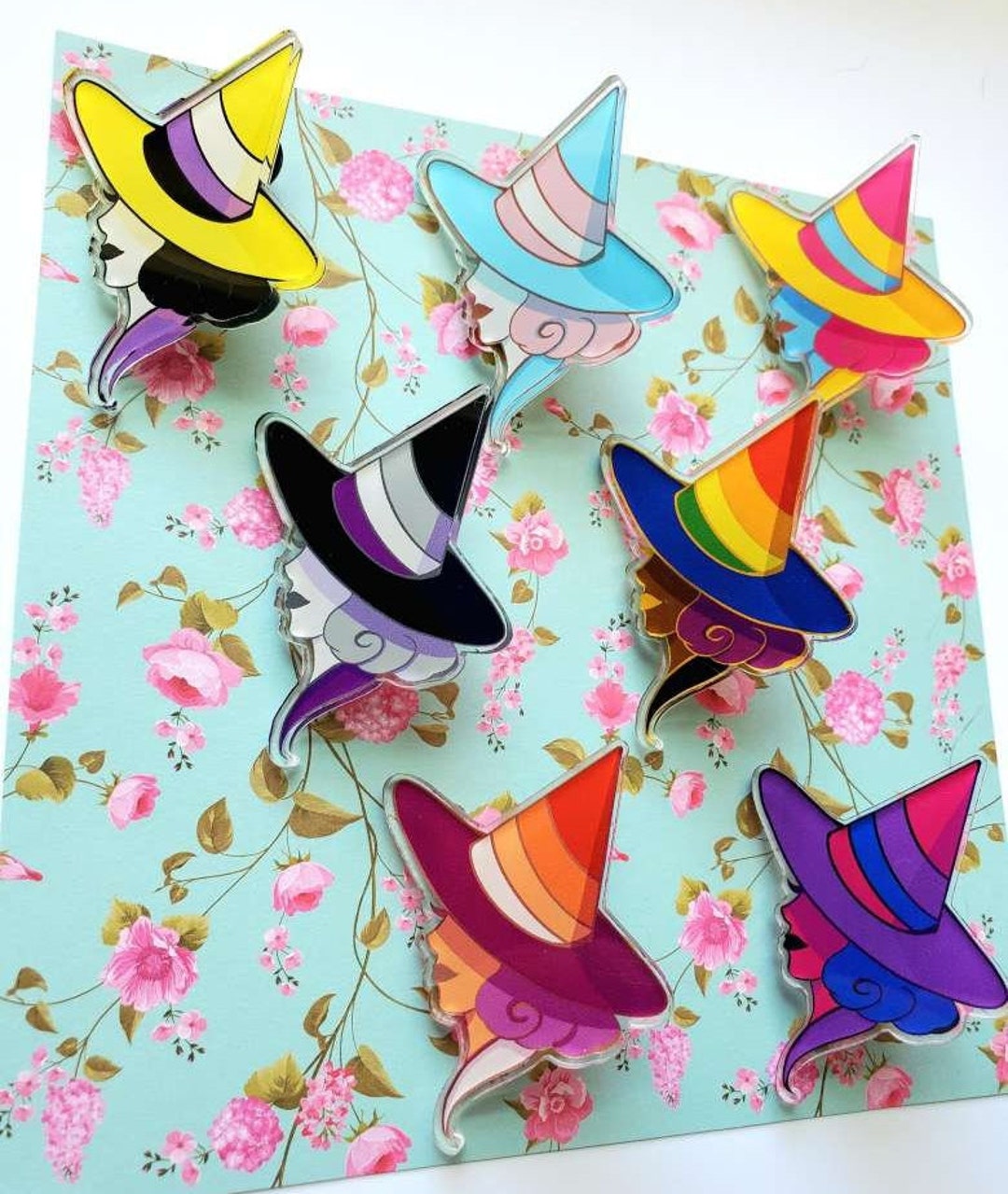 Pride Witches - Femme - Acrylic Pins - Etsy