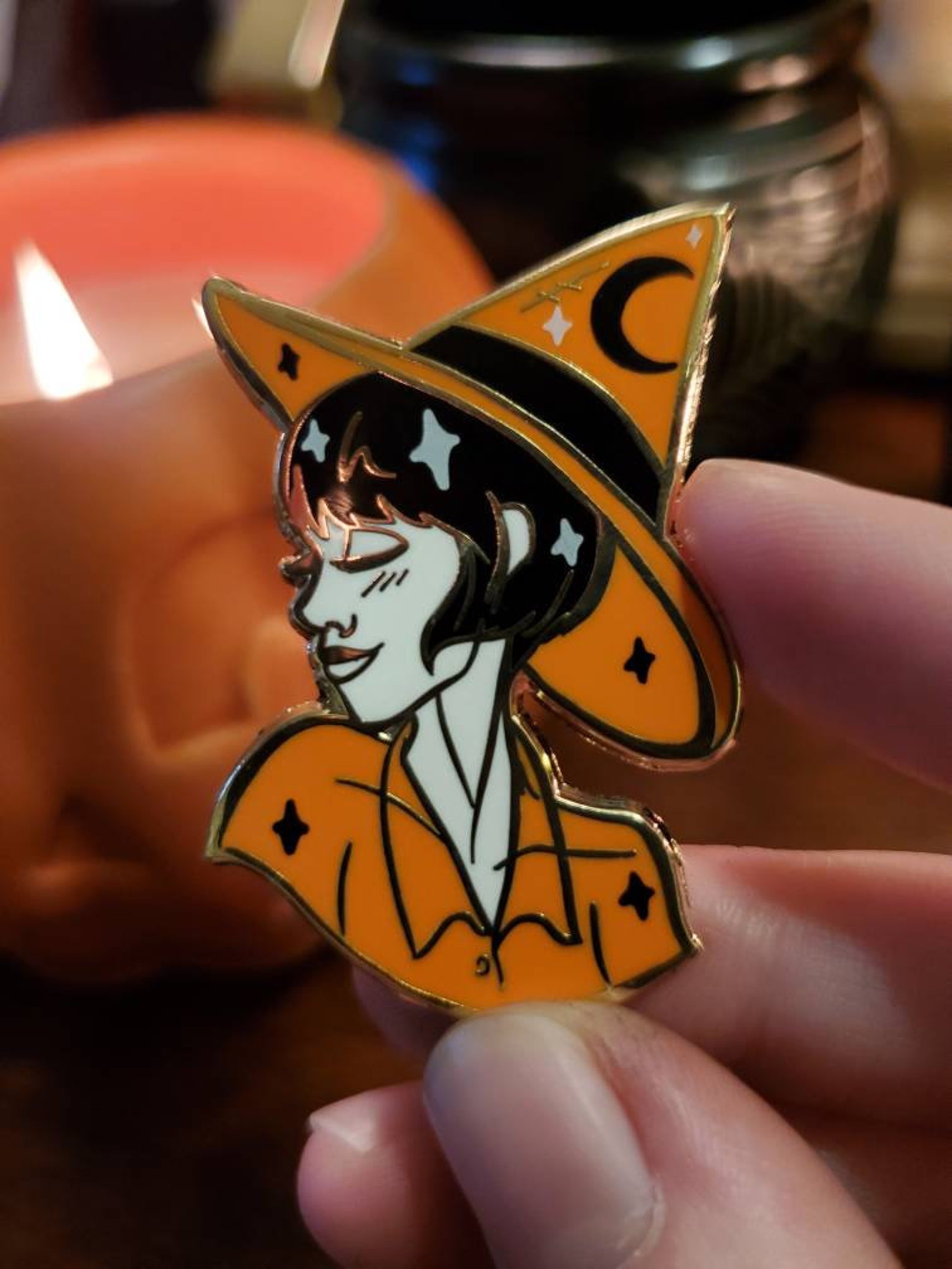 Farewell Summer Witch Enamel Pins moonlit Sunset & - Etsy