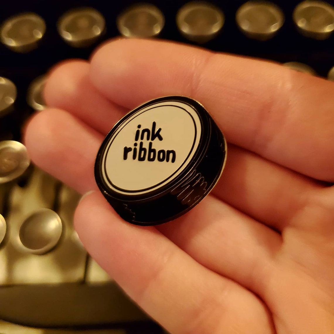 Resident Evil Enamel Pin Ink Ribbon - Etsy UK