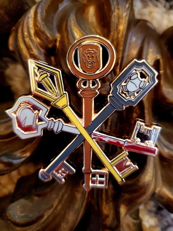 Resident Evil Enamel Pin Spencer Mansion Keys | Etsy