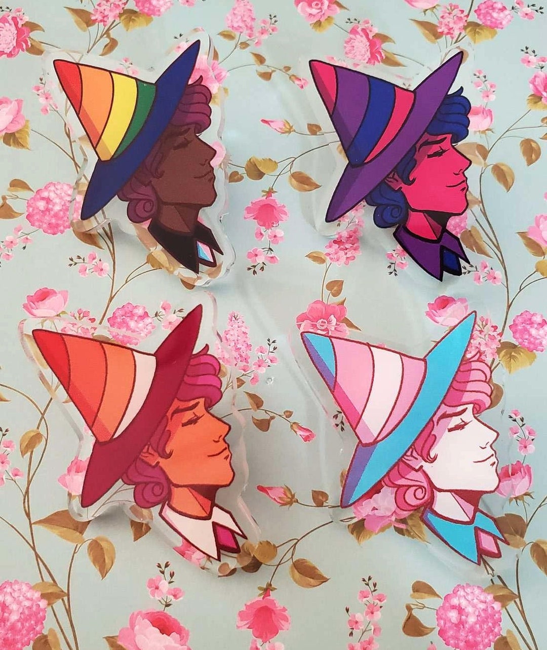 Pride Witches Masc Acrylic Pins - Etsy