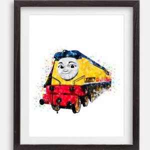 Thomas and Friends Rebecca Art Print Watercolor Poster Train Rebecca ...