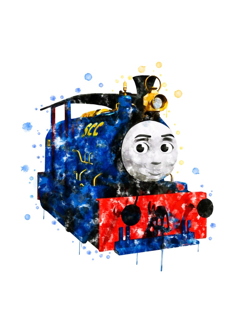 Thomas and Friends Timothy Art Print Watercolor Poster Tank Engine ...