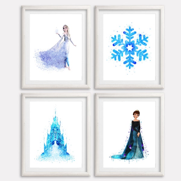 Elsa Watercolor - Etsy