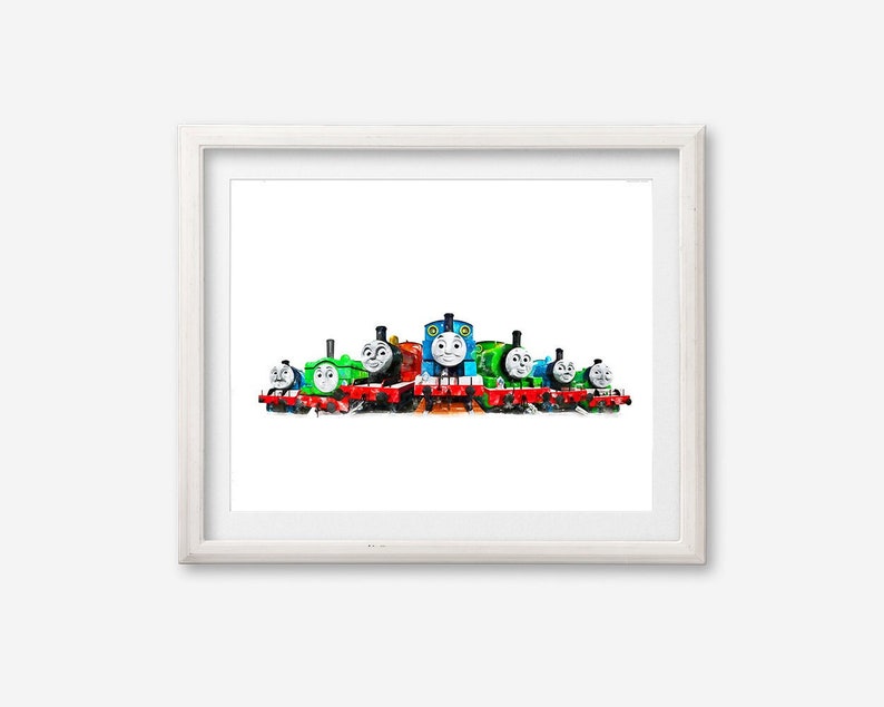 Thomas and Friends Art Print Poster Printable Thomas Artwork - Etsy