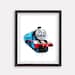 Thomas and Friends Watercolor Art Print Thomas Poster Tank Engine ...