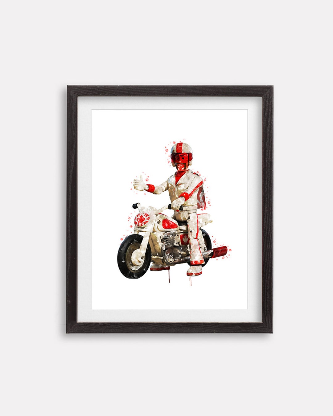 Toy Story Duke Caboom Print Lightyear Watercolor Poster Printable ...