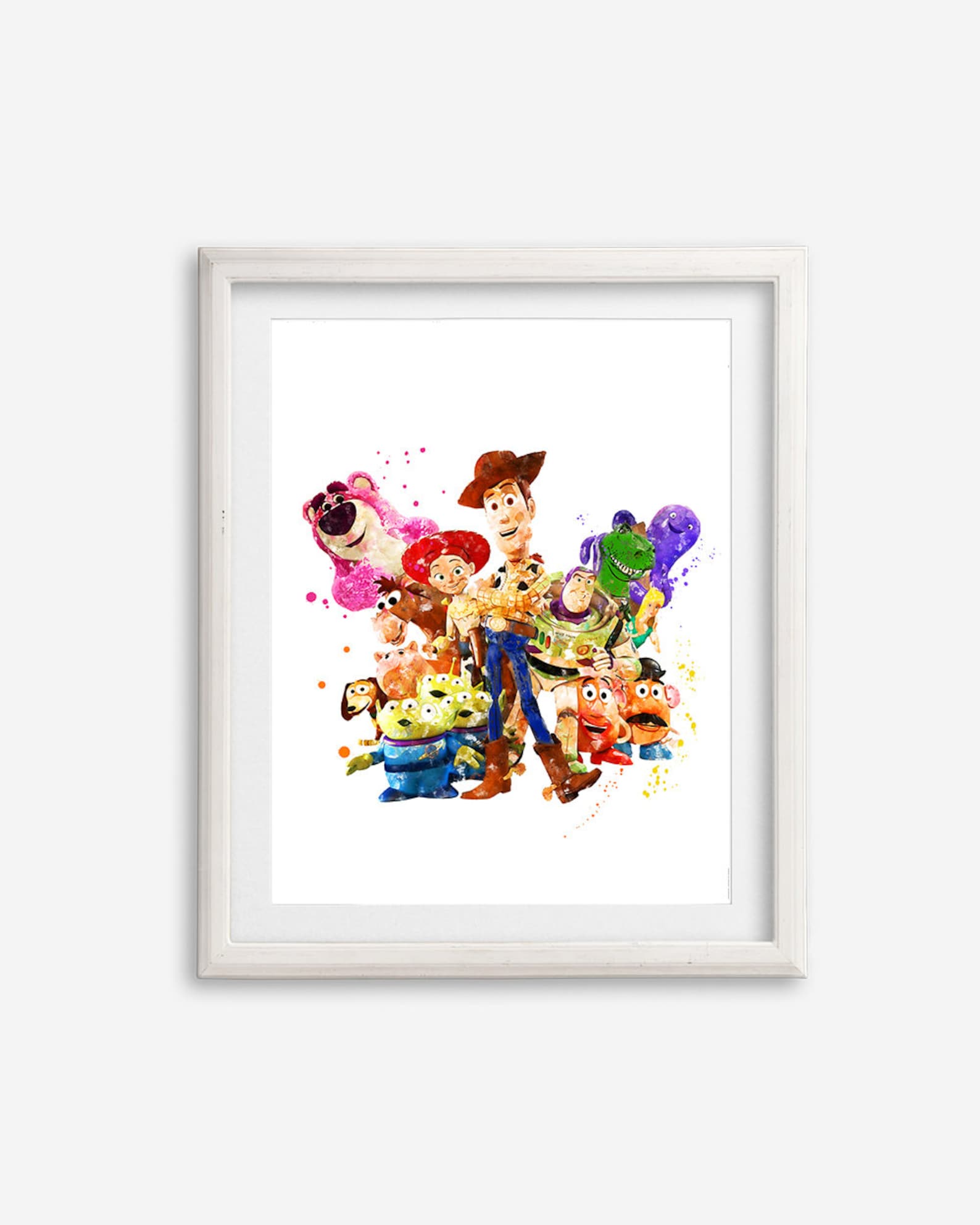 Toy Story Wall Decor Printable Poster Watercolor Toy Story Art Print ...