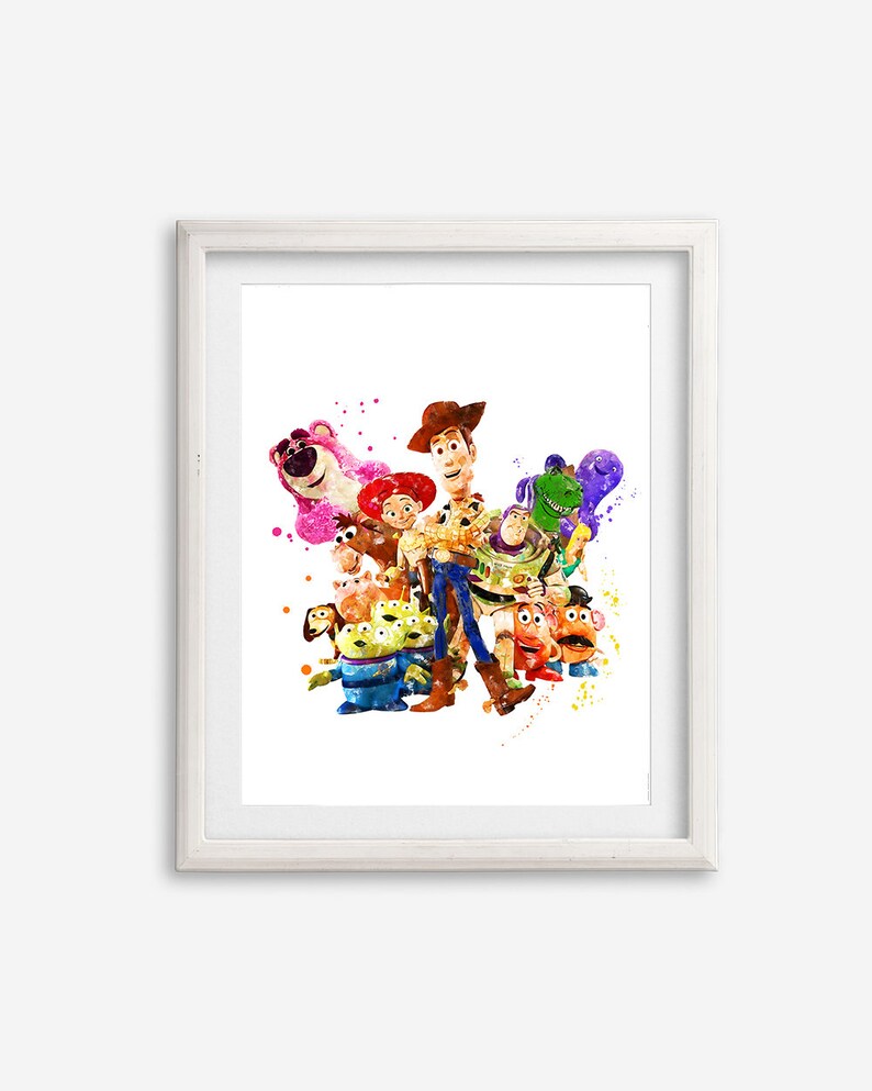 Toy Story Wall Decor Printable Poster Watercolor Toy Story Art - Etsy ...