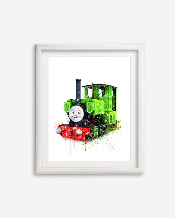 Thomas and Friends Luke Poster Thomas Watercolor Art Print - Etsy