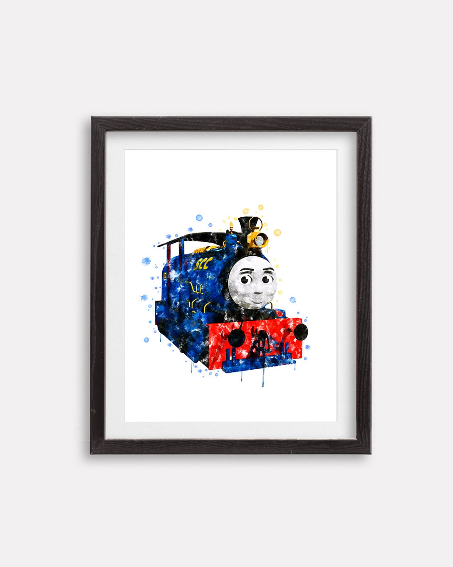 Thomas and Friends Timothy Art Print Watercolor Poster Tank Engine ...