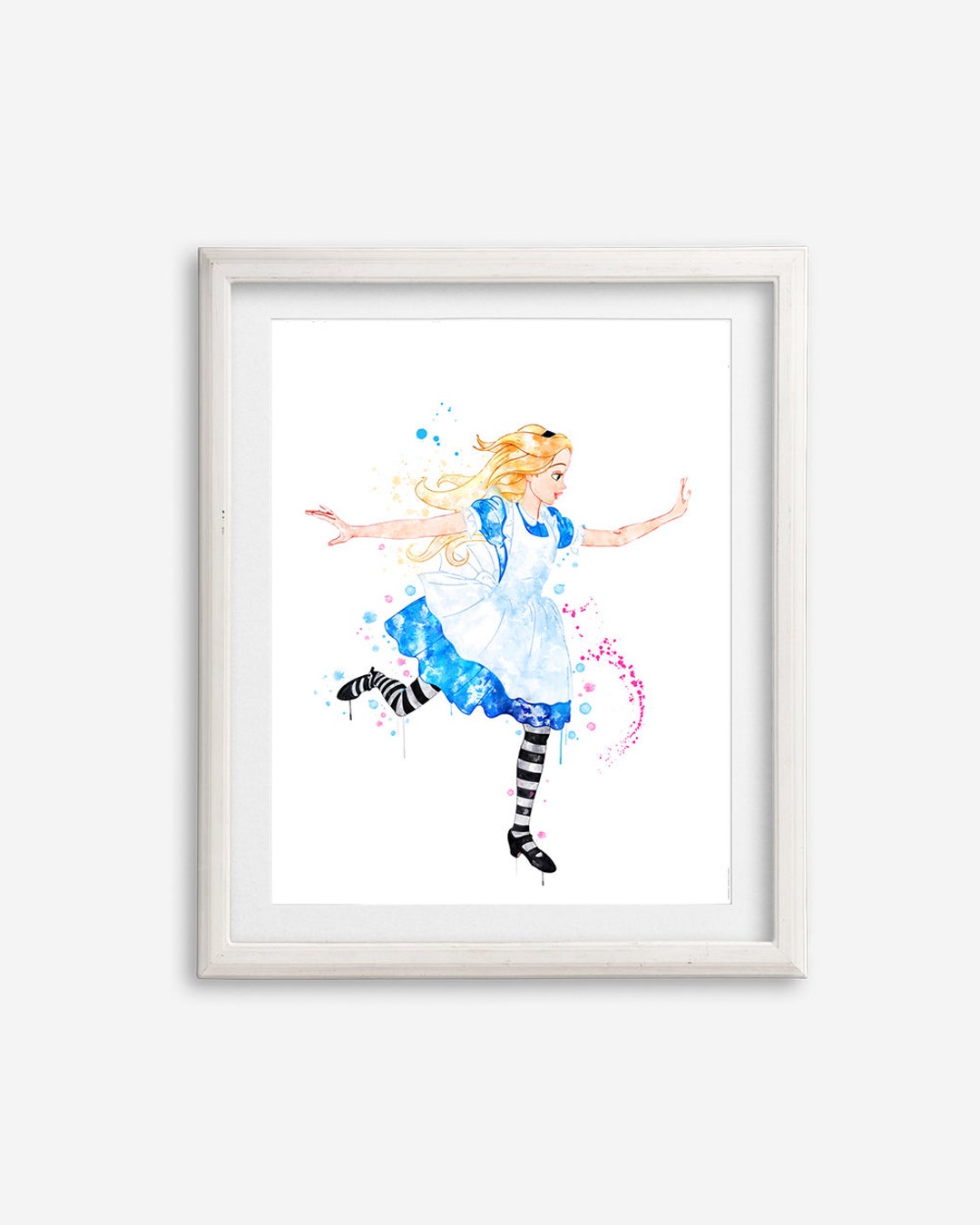 Alice Art Print, Alice in Wonderland Poster, Alice Watercolor, Alice ...