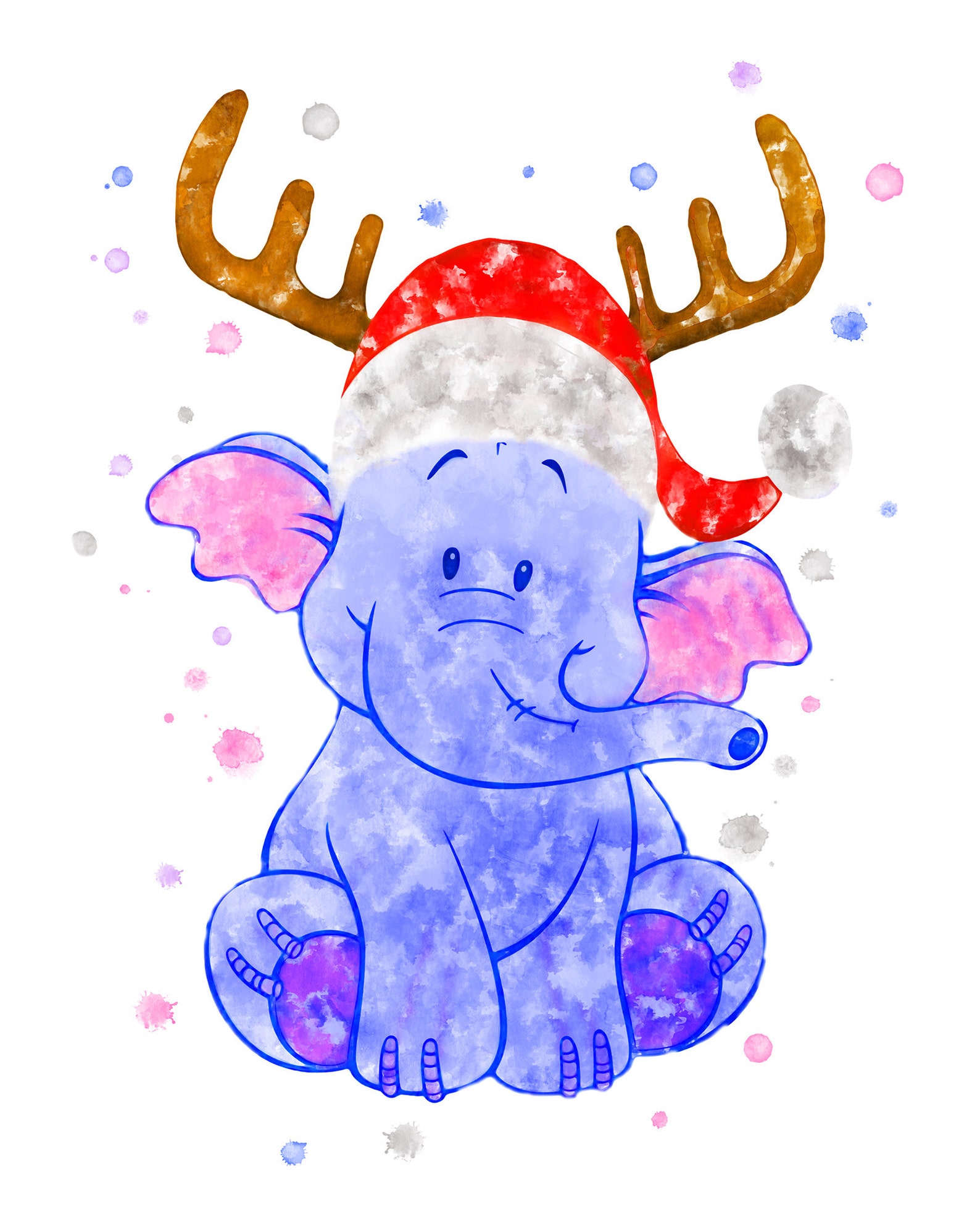 Winnie the Pooh Lumpy Watercolor Art Print Poster Lumpy Printable ...