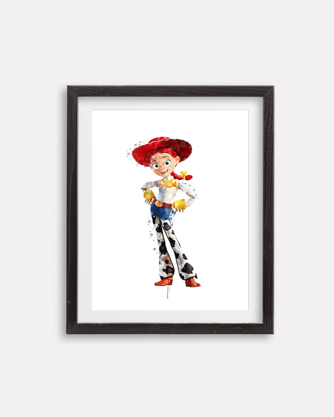 Toy Story Jessie Print Lightyear Watercolor Poster Printable Instant ...