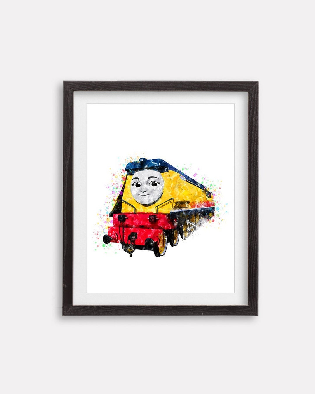 Thomas and Friends Rebecca Art Print Watercolor Poster Train Rebecca ...