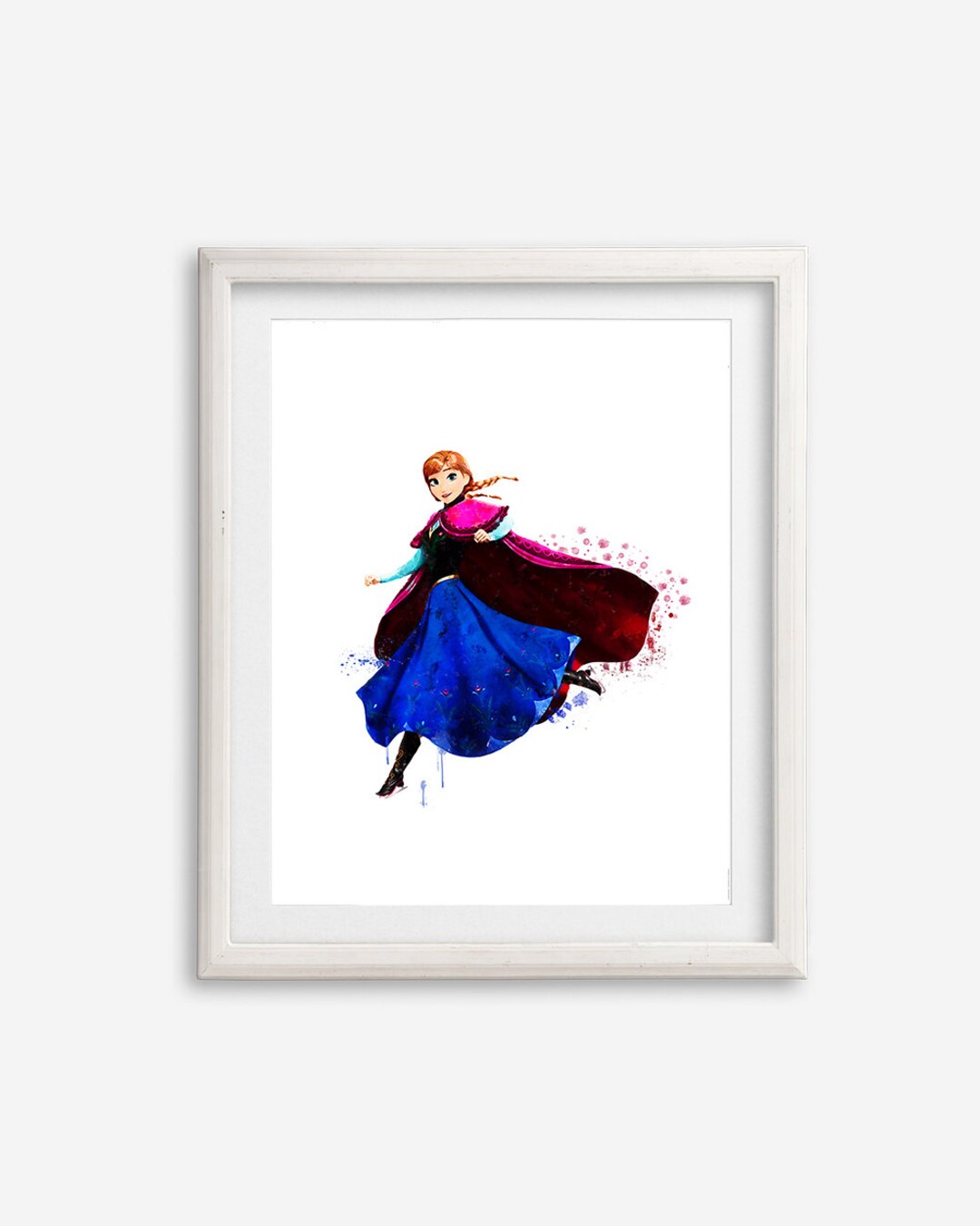 Frozen Anna Artwork Watercolor Printable Art Print Frozen Poster ...