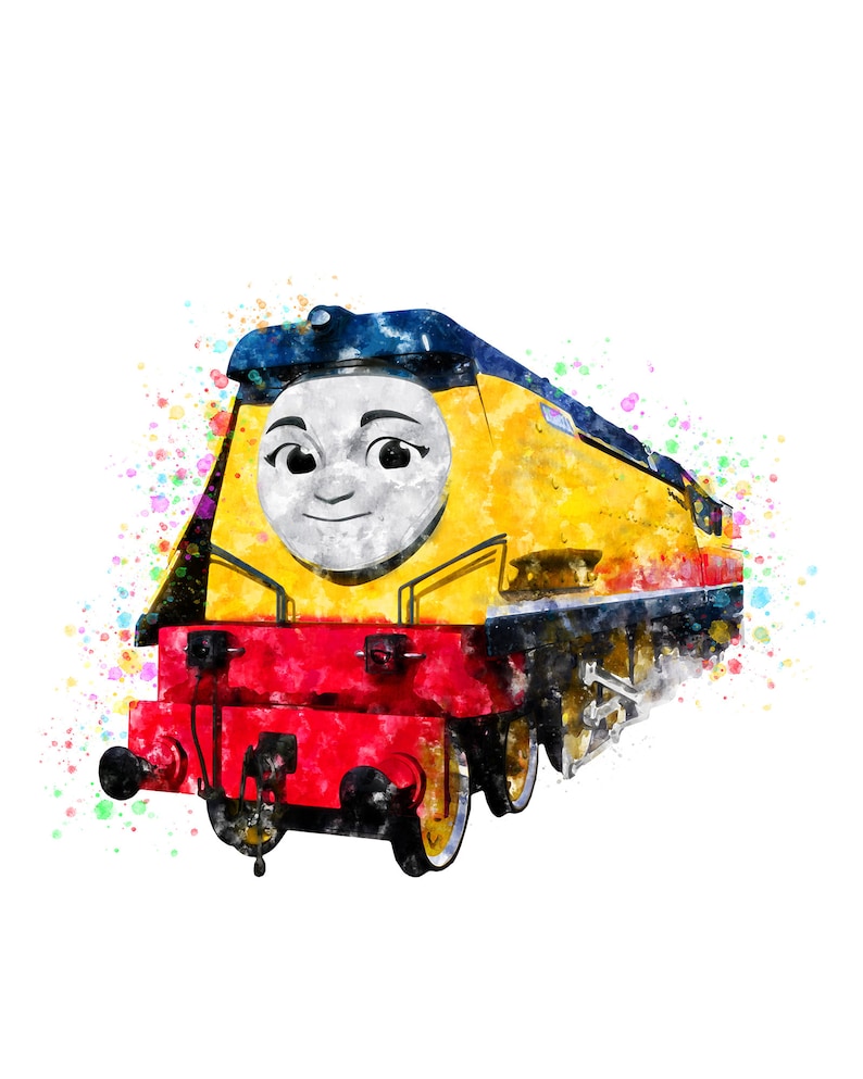 Thomas and Friends Rebecca Art Print Watercolor Poster Train Rebecca ...