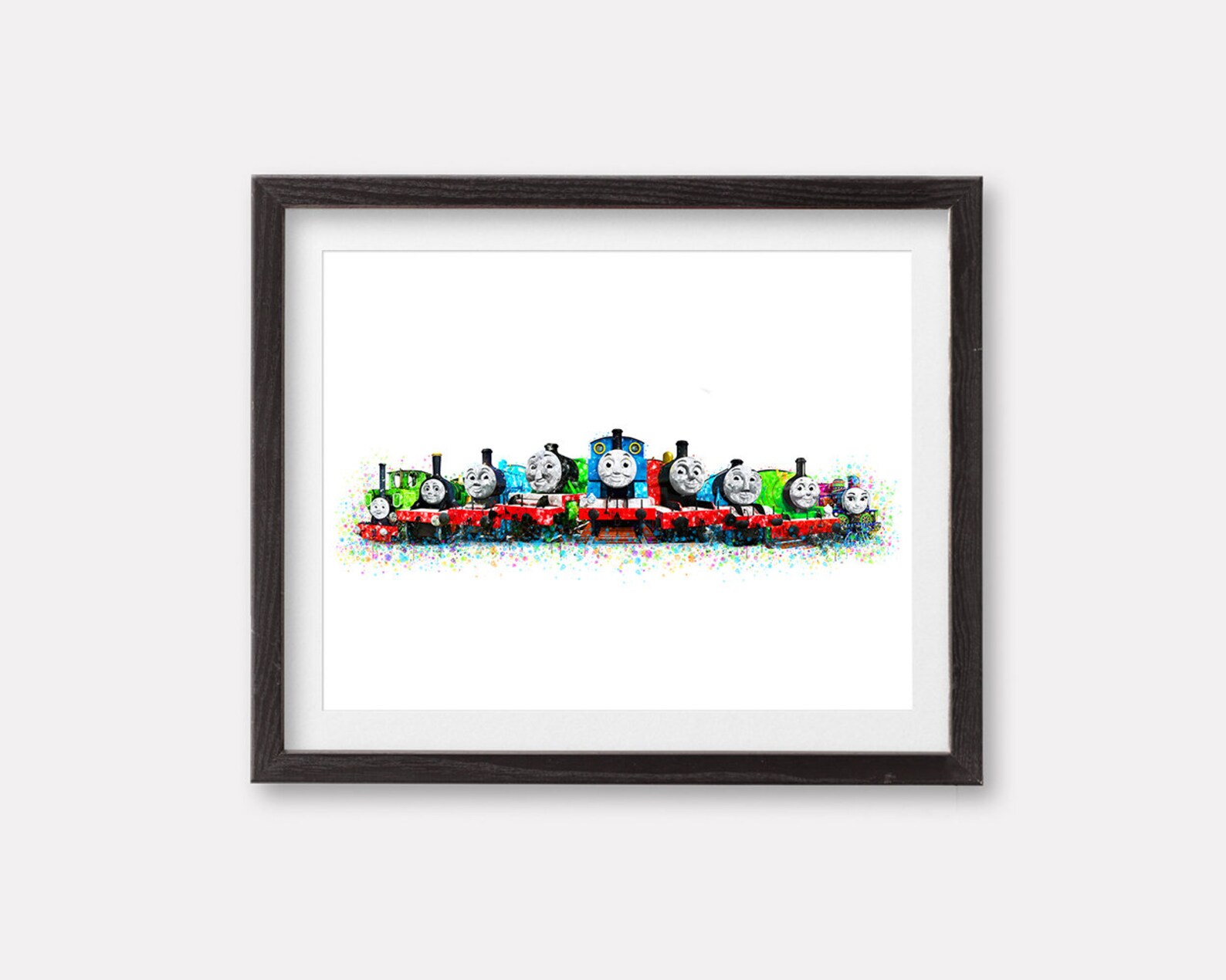 Thomas and Friends Art Print Watercolor Poster Thomas - Etsy
