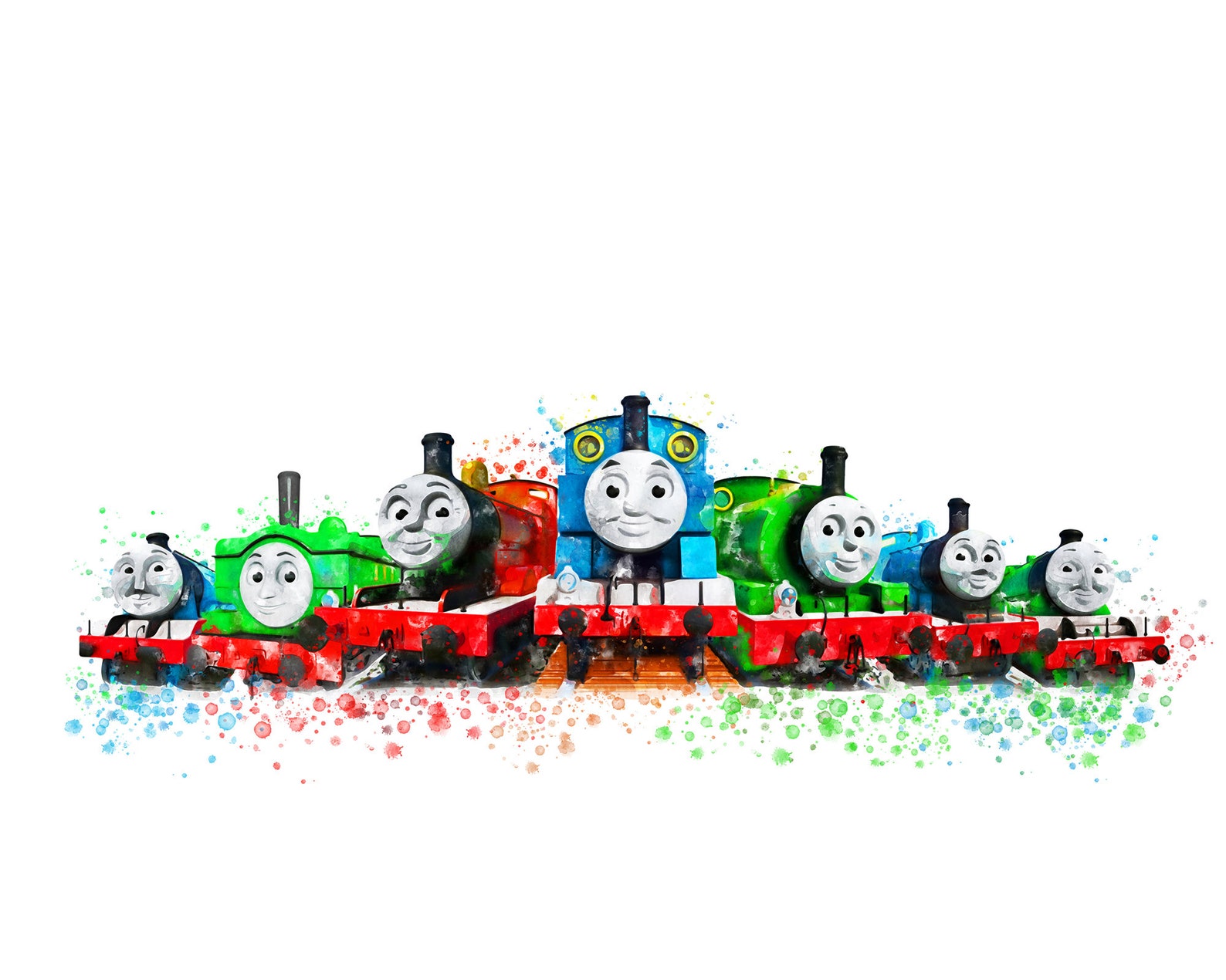 Thomas and Friends Art Printthomas and Friends Printable - Etsy