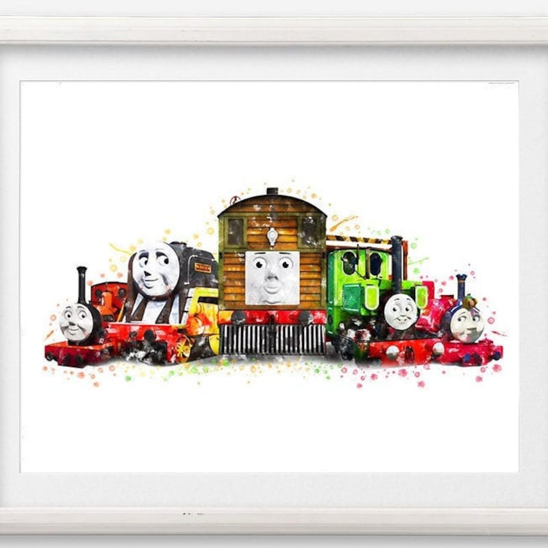 Thomas the Tank Engine Poster - Etsy
