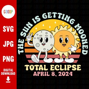 The Sun is Getting Mooned, Total Solar Eclipse April 8 2024 Png, Sun ...