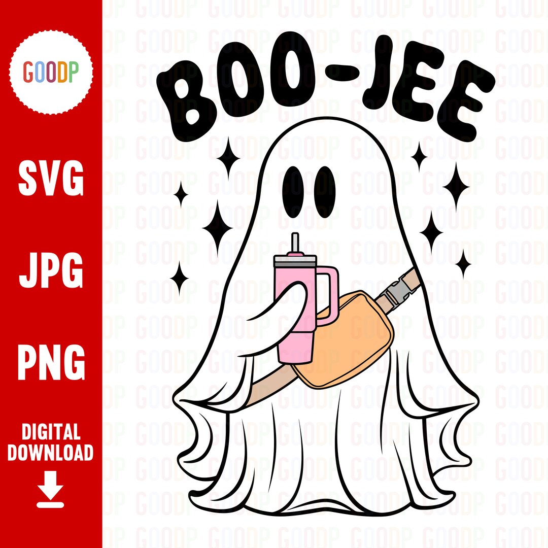 Boojee Stanley Tumbler Inspired Ghost Belt Bag Png, Spooky Season Png ...