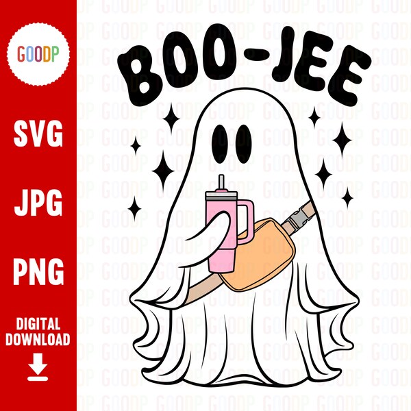 Boojee Stanley Tumbler Inspired Ghost Png - Etsy