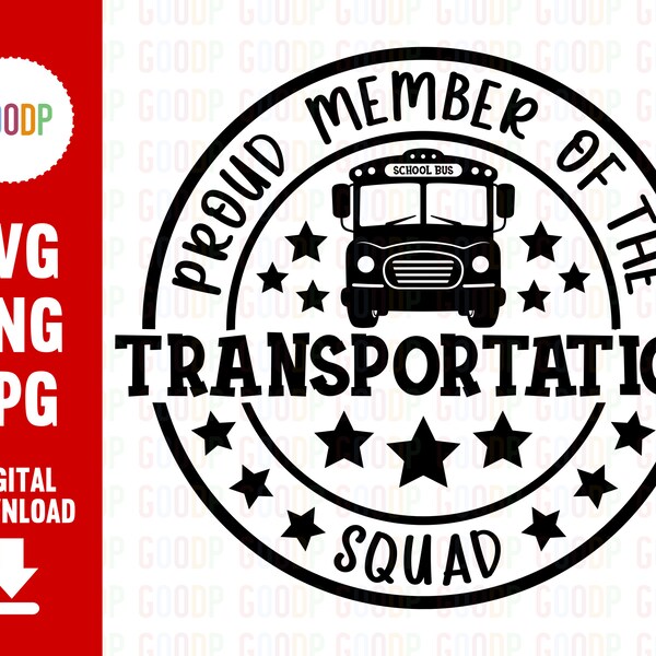 Transportation Squad Svg - Etsy