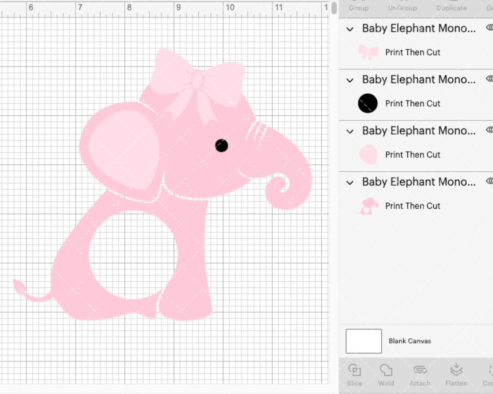Baby Elephant Monogram Svg Elephant Monogram Svg Cute - Etsy