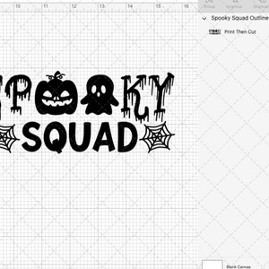 Spooky Squad Svg Funny Halloween Svg Halloween Quote Svg - Etsy