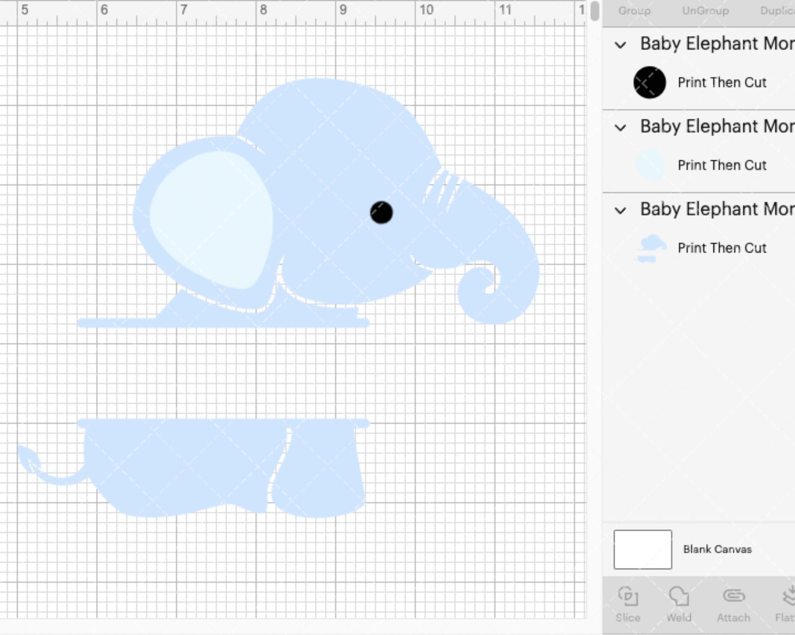 Baby Elephant Monogram Svg Elephant Monogram Svg Cute - Etsy