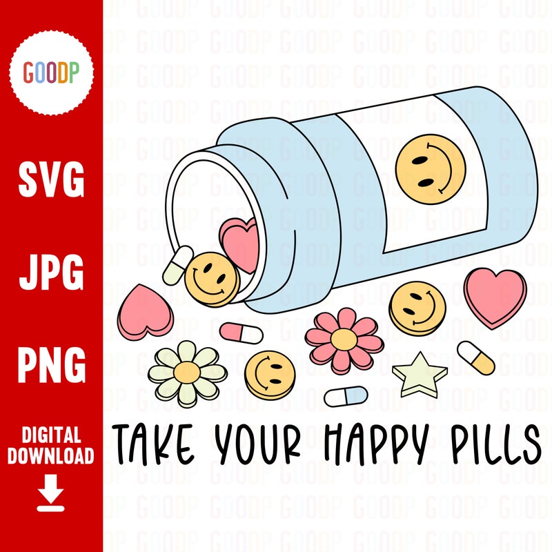 Happy Pill - Etsy