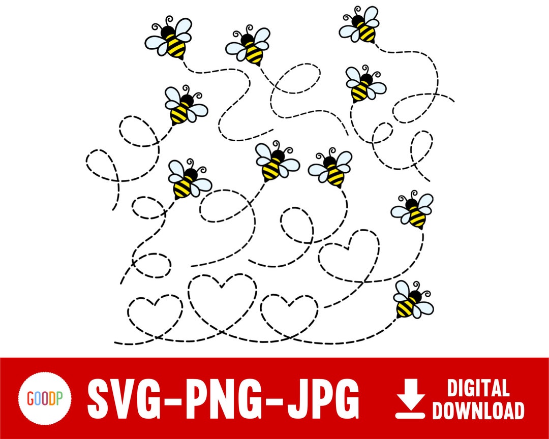 Bee Svg para Cricut, Bee Clip Art, Bee Svg Bundle, Bee Svg Files ...