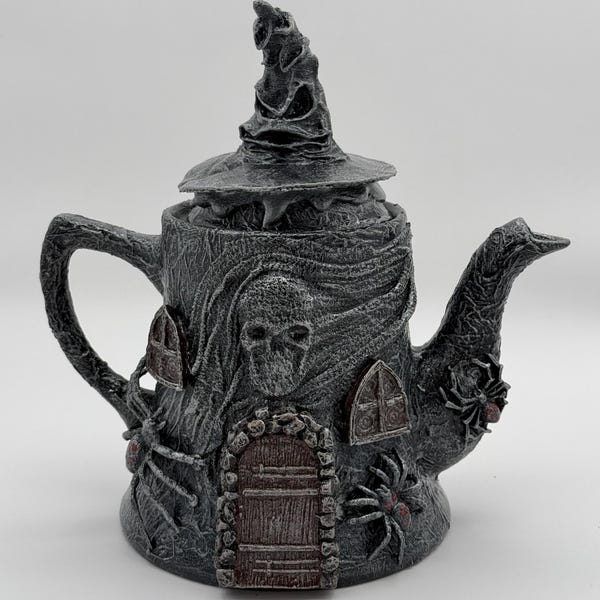 Halloween Teapot - Etsy
