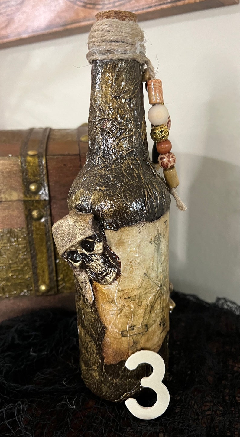 Small Pirate Bottle. Pirate Maps. Treasure Map. Christmas Gifts ...