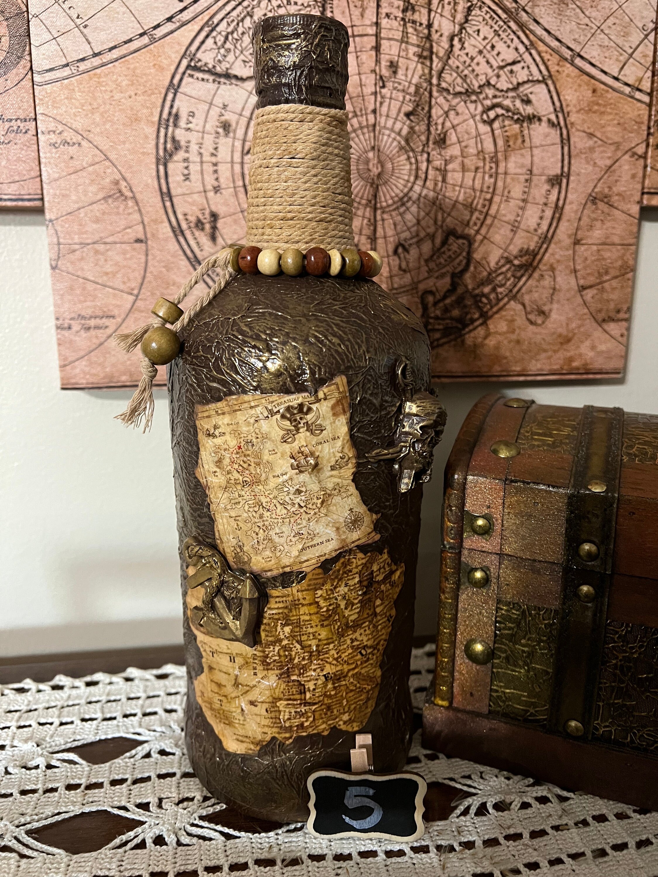 Pirate Rum Bottle Prop