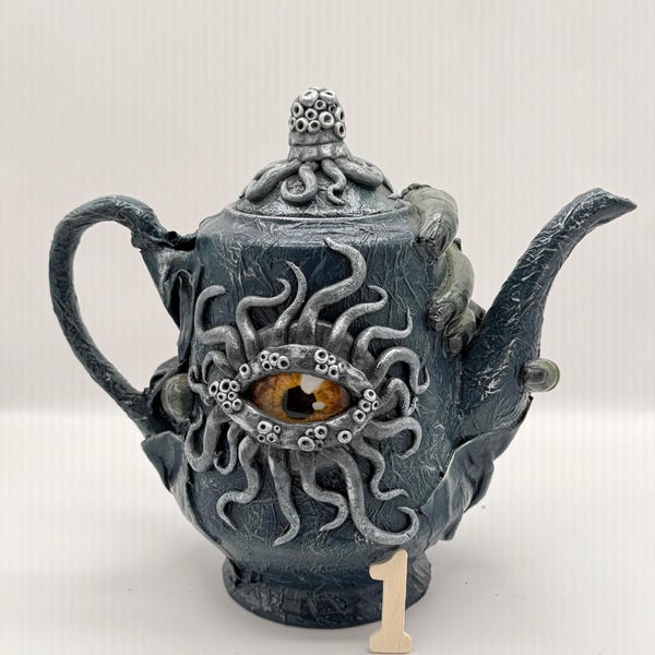 Halloween Teapot - Etsy