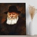 The Lubavitcher Rebbe, Judaism, Chabad Art for Jewish Home. Premium ...
