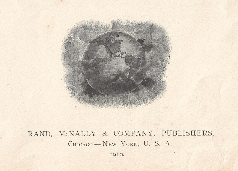 1910 Colorado State Map - Etsy