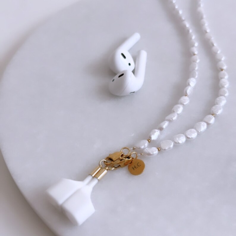 Pearls AirPod Strap Glasses Cord Made of Stainless Steel - Etsy