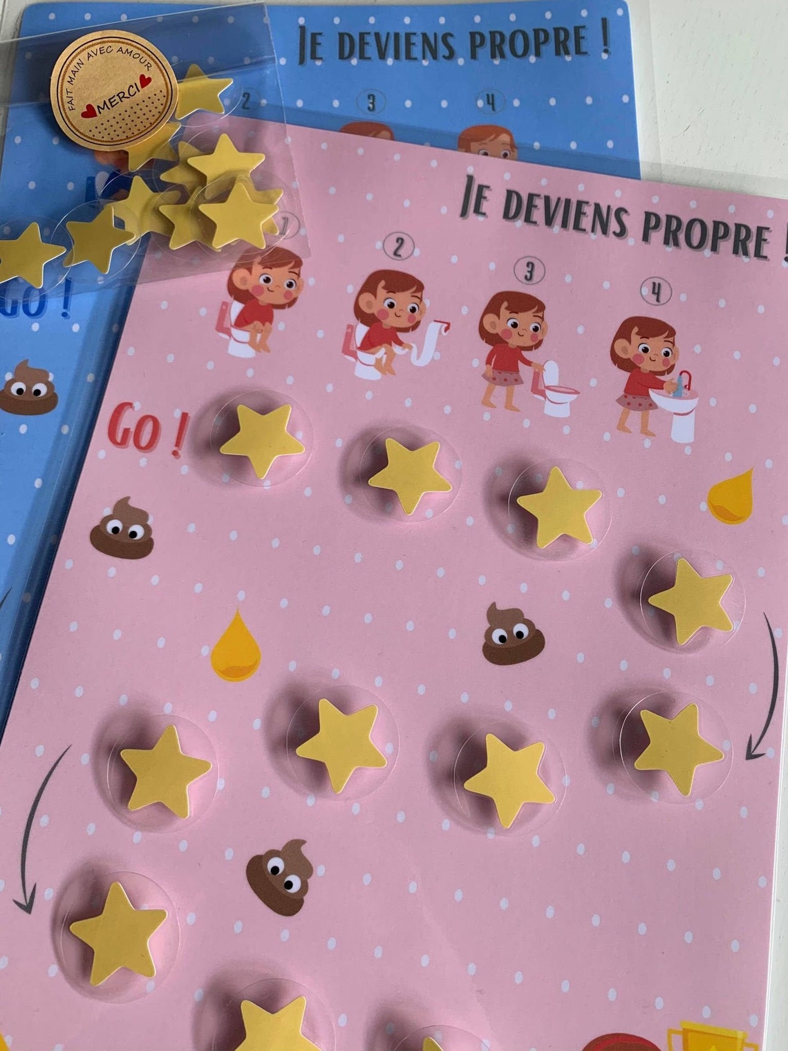 Tableau de propreté Graphique de récompense Formation | Etsy