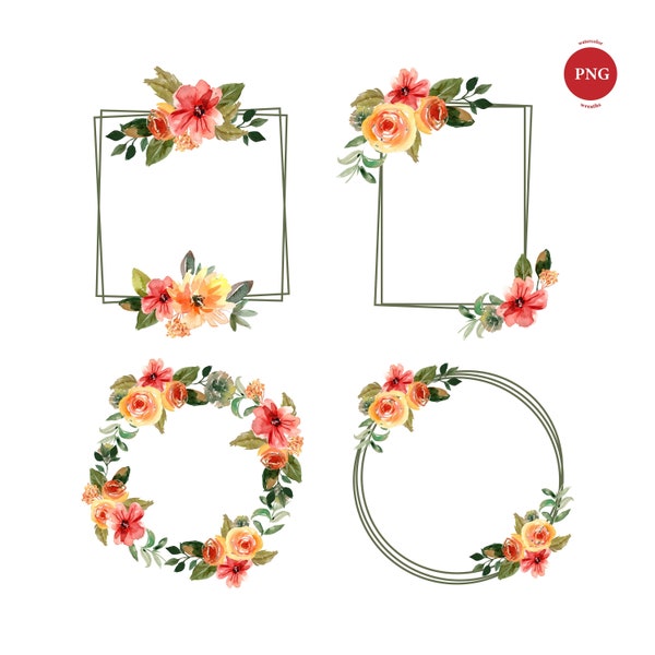 Christmas Clipart Wreath - Etsy