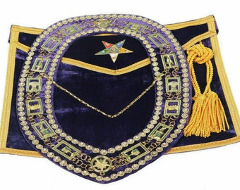 Masonic Oes Apron - Etsy