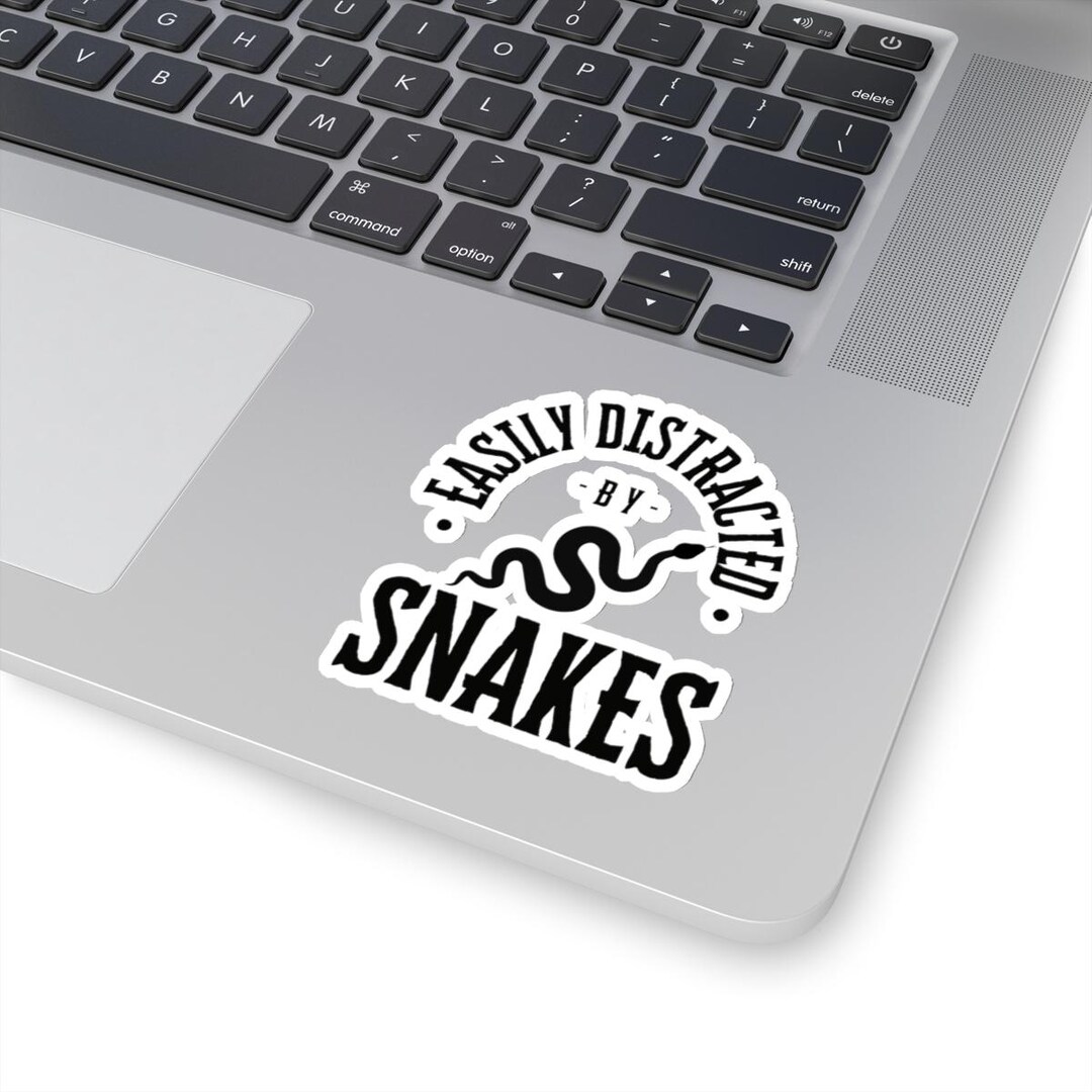 Snake Kiss-cut Stickers, Funny Reptile Design, White and Transparent ...